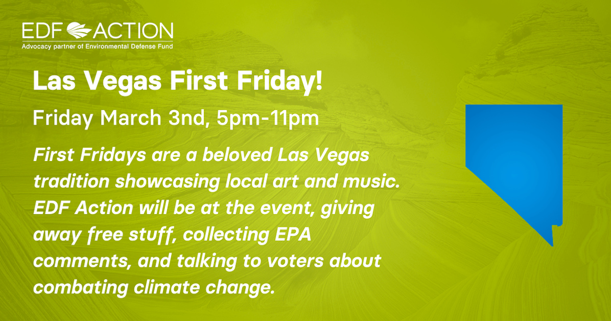 Comment Collection at Las Vegas First Friday · EDF Action
