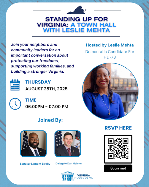 "Standing up for Virginia" Town Hall Tour with Sen. Lamont Bagby and ...