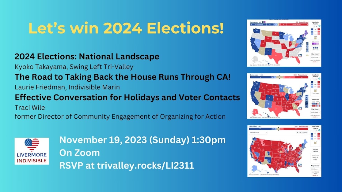 Let's win 2024 elections! · Indivisible