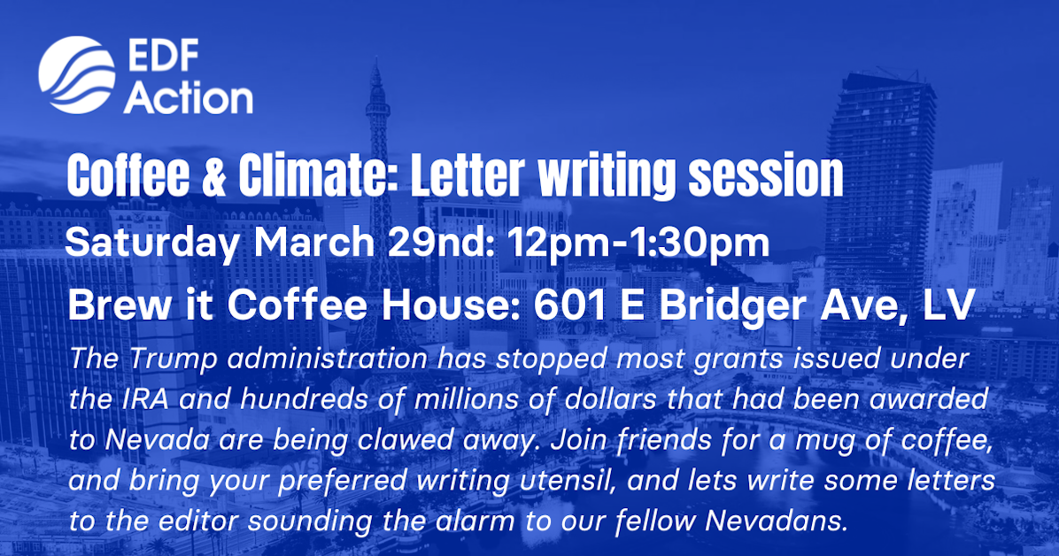 Coffee and Climate: Letter to the Editor Writing · Michigan LCV