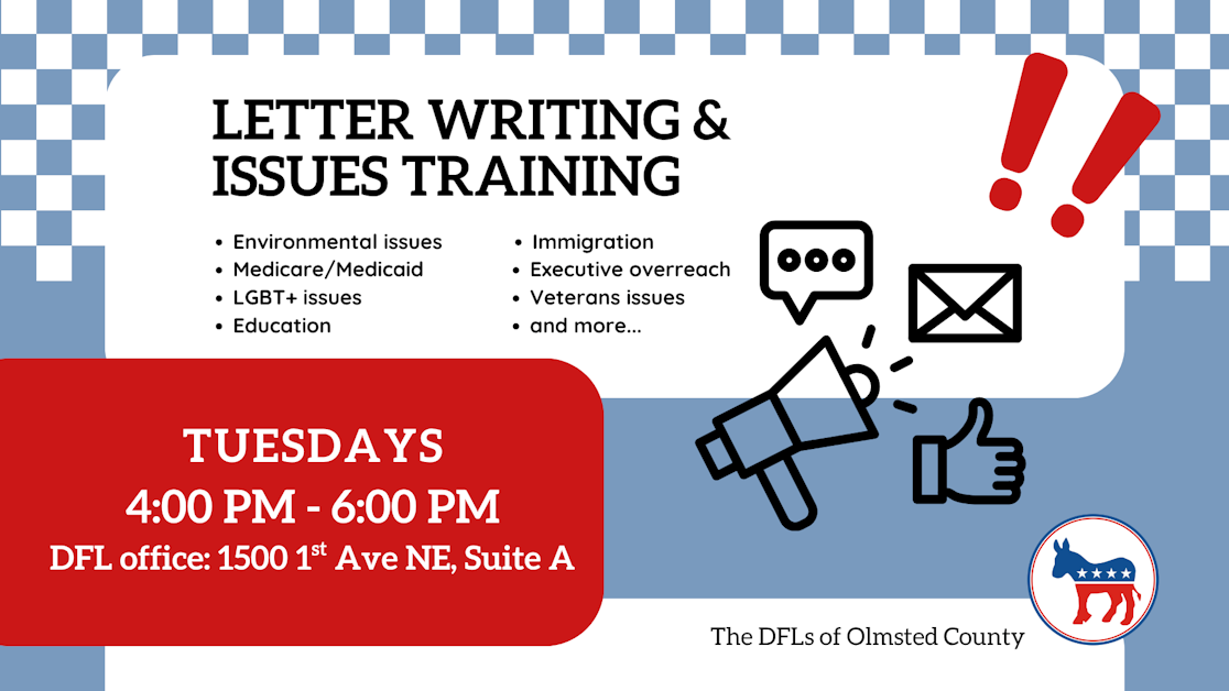 Letter Writing & Issues Training · Mobilize