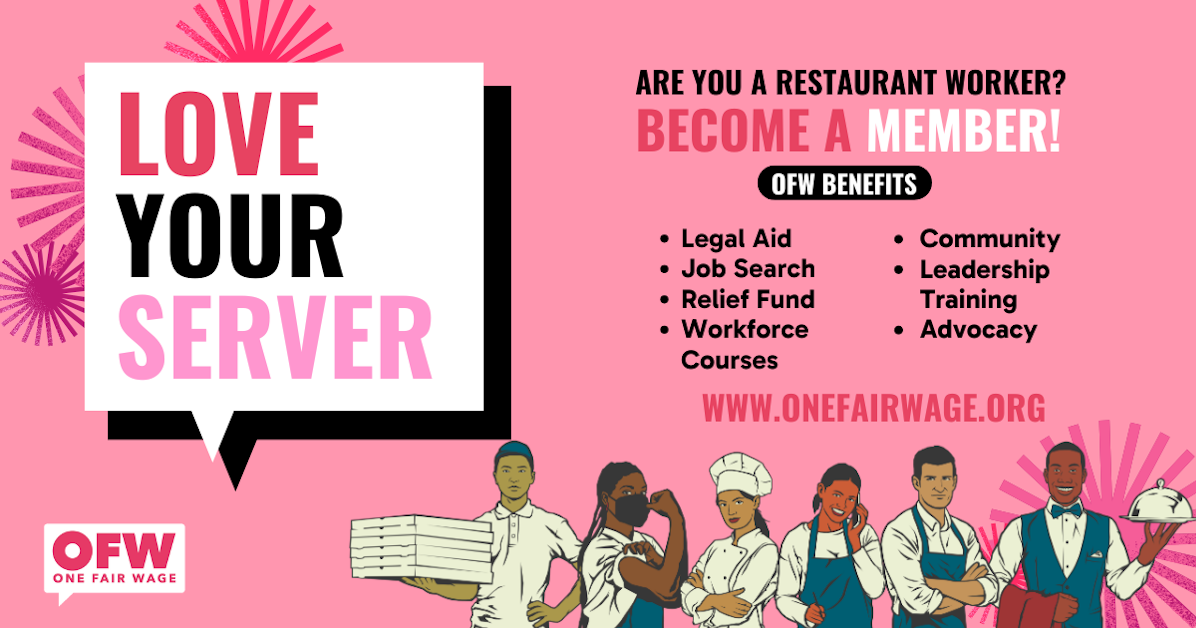Love Your Server: Senate Hearing & Press Event · One Fair Wage