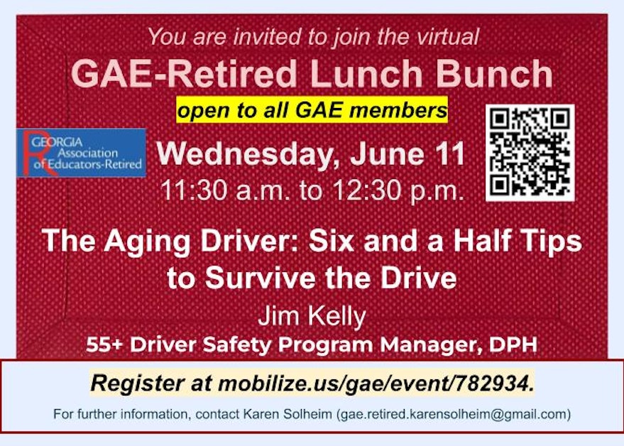 GAE-Retired Lunch Bunch--open to ALL GAE members · Georgia Association ...