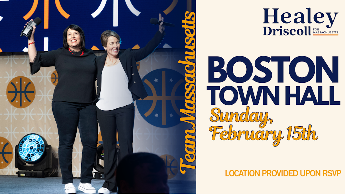 Greater Boston Town Hall · Maura Healey for Governor