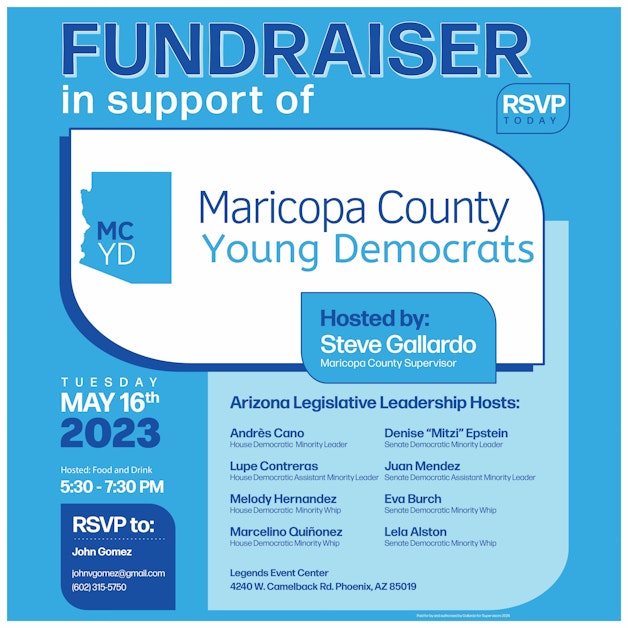 Maricopa County Young Democrats Spring Gala · Project 15/30