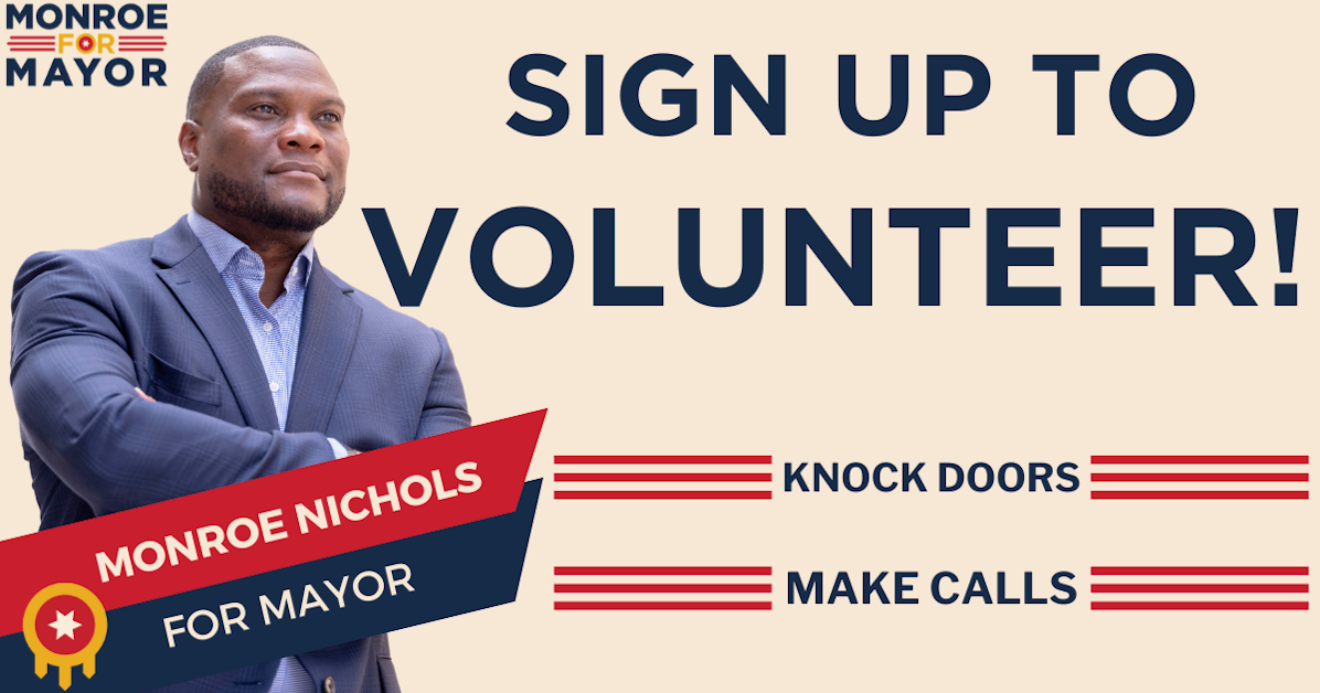 Volunteer for Monroe! · Monroe for Mayor