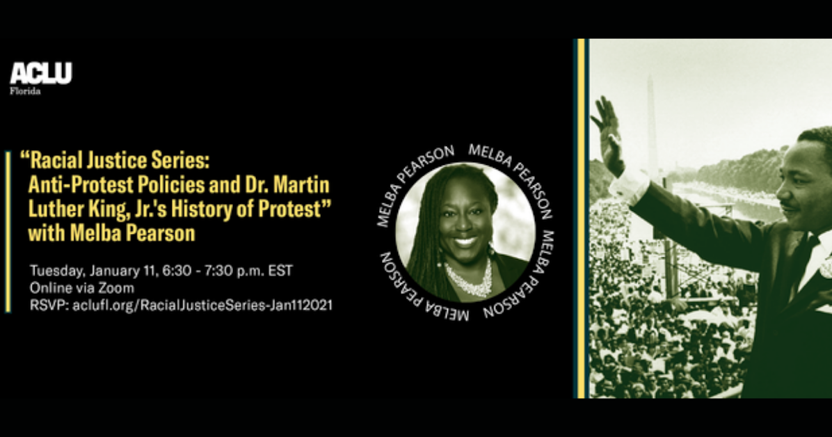 Racial Justice Series: Anti-Protest Policies and Dr. Martin Luther King ...