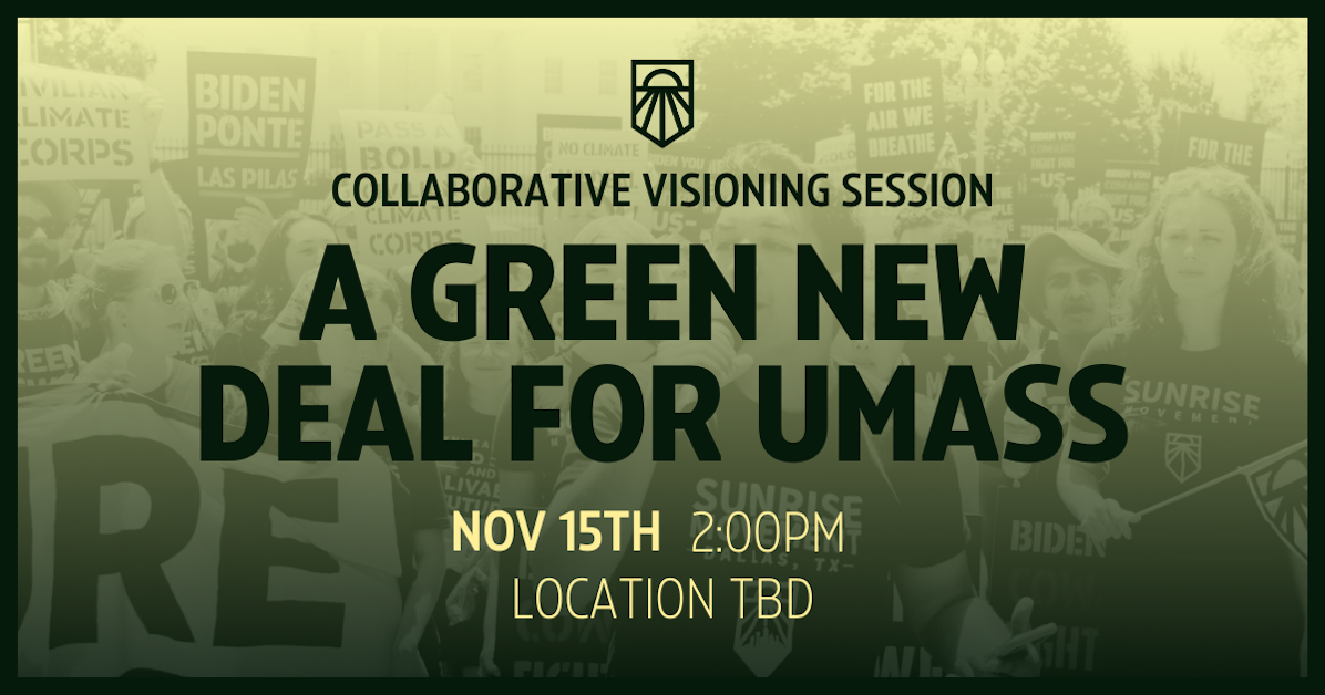 Community Visioning Session for a UMass Green New Deal · Mobilize