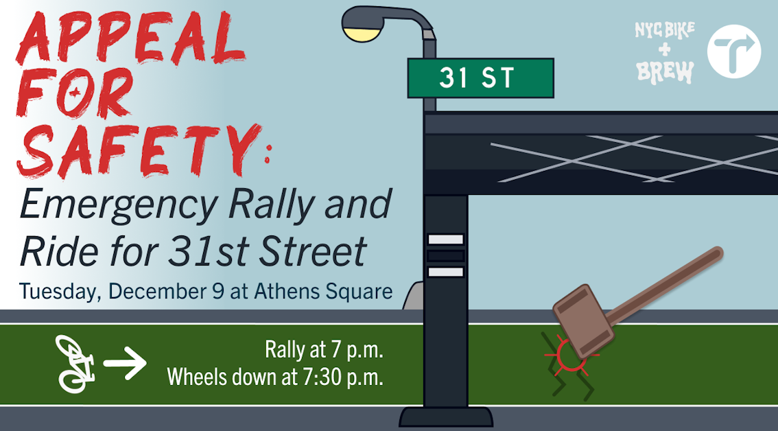 Appeal for Safety: Emergency Rally and Ride for 31st Street · Mobilize