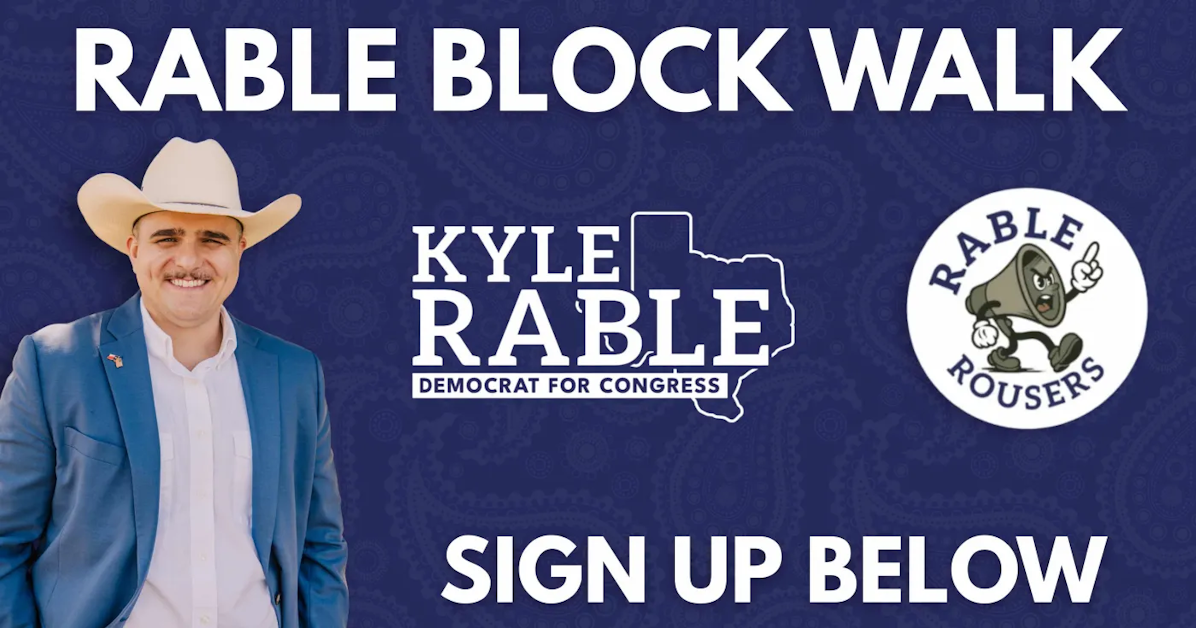 Rable Block Walk - Fox Ridge · Texas Democratic Women