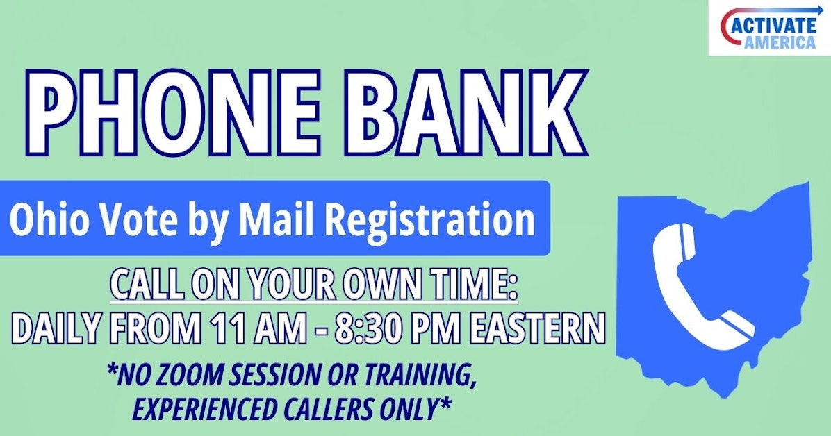 Call on Your Own: Ohio Phone Bank for Senator Sherrod Brown · Activate ...