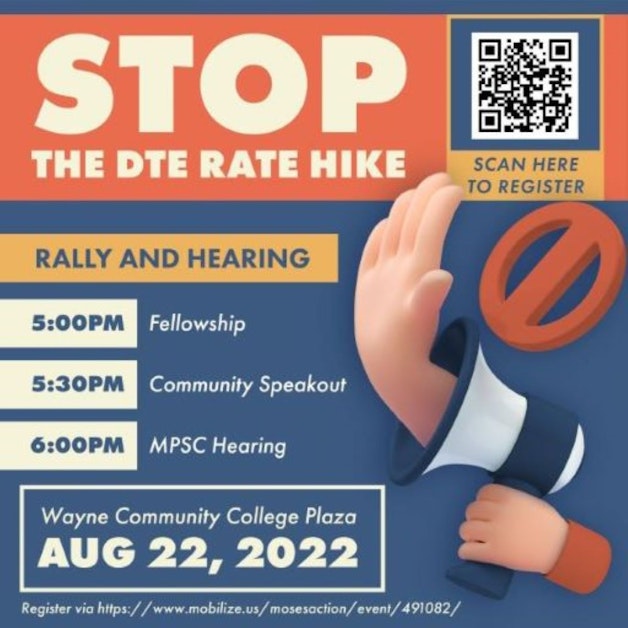 MOSES ACTION: DTE Rate Case Public Hearing · MOSES Action