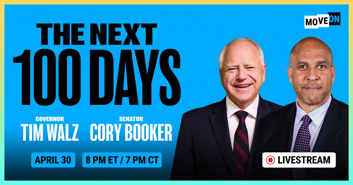 Our Turn: The Next 100 Days · MoveOn