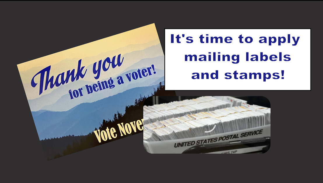 Help us get our postcards ready to be mailed! · Forsyth County ...