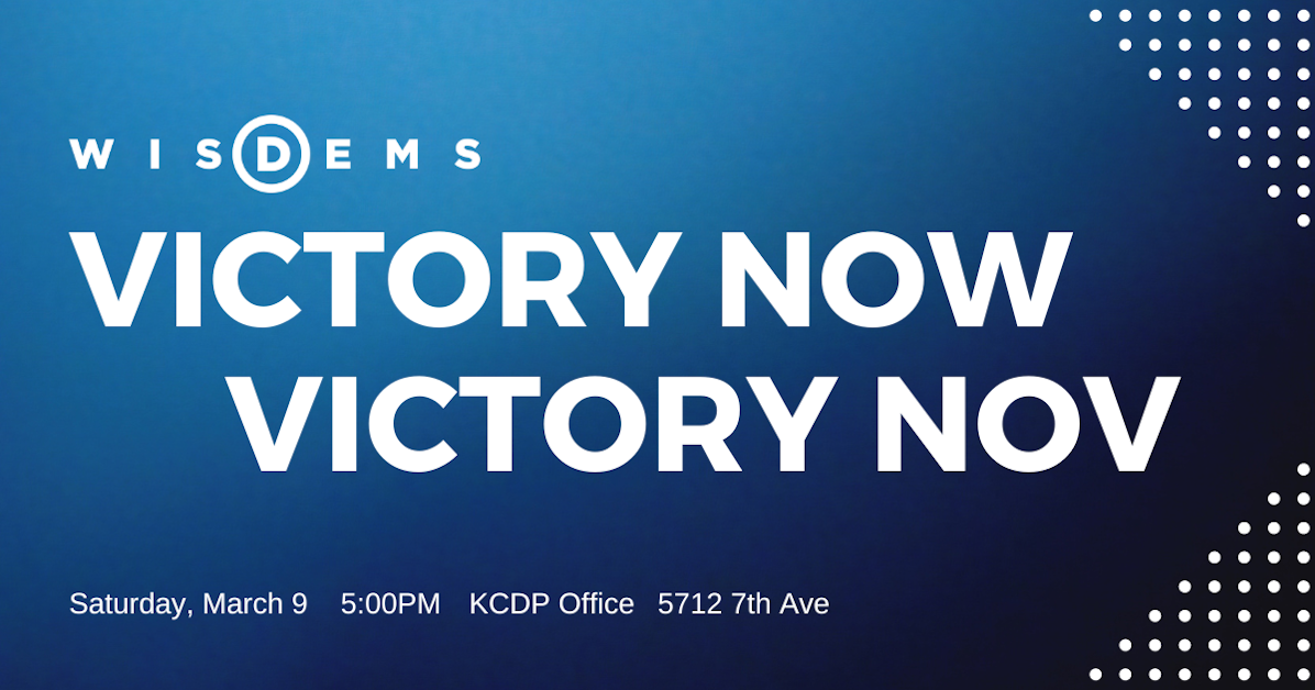 Victory Now, Victory Nov Volunteer Rally · WisDems