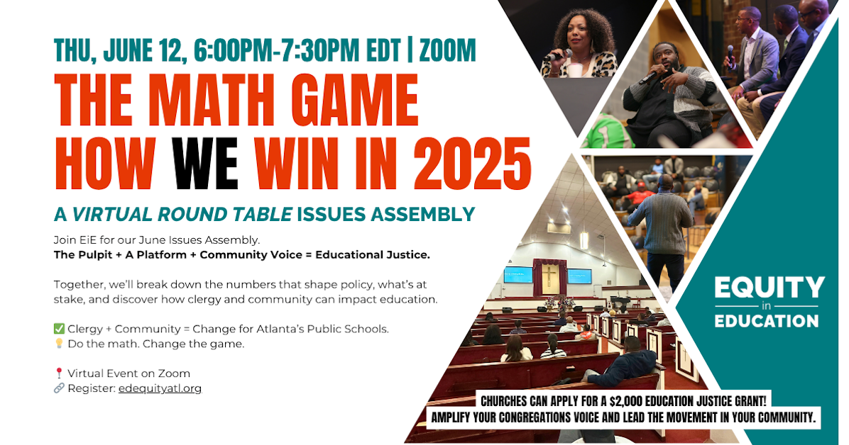 The Math Game: How We Win in 2025 · Equity in Education