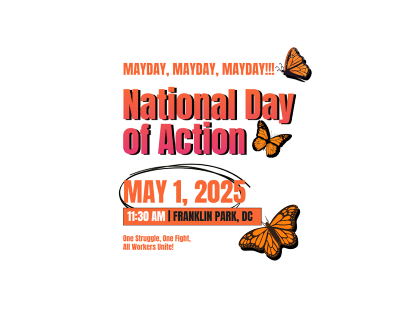 May Day Strong: One Struggle, One Fight, all Workers Unite · May Day Strong