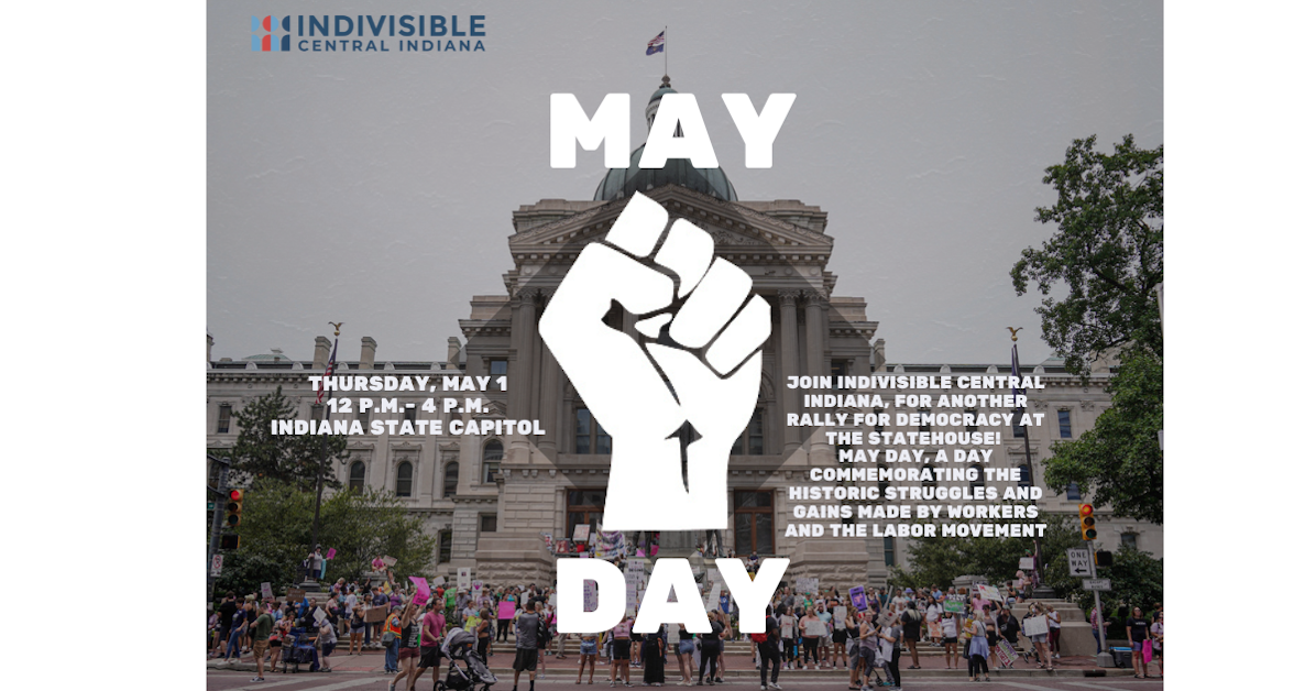 May Day Rally at the Statehouse! · Indivisible