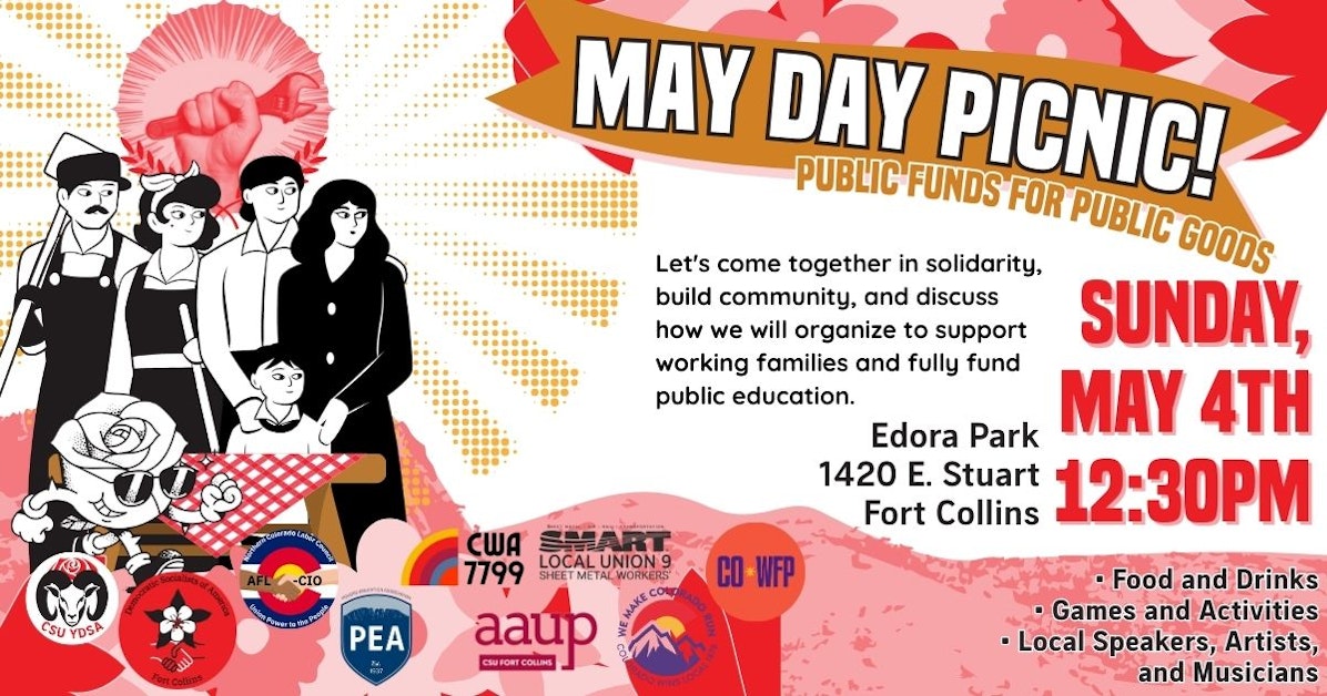 Public Funds for Public Goods May Day Picnic · Colorado Education ...