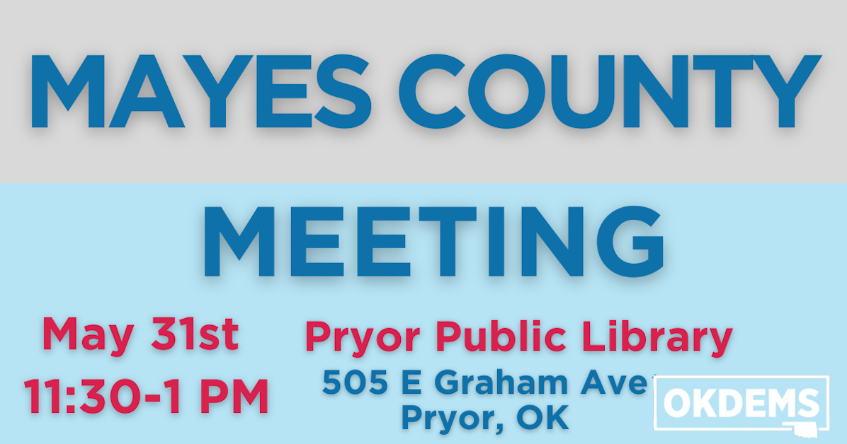 Mayes County May Meeting · Mobilize