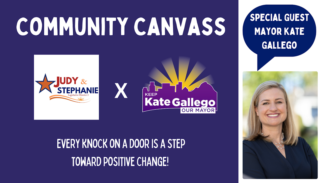 Canvass with Mayor Kate Gallego · LD2 Democrats 2025