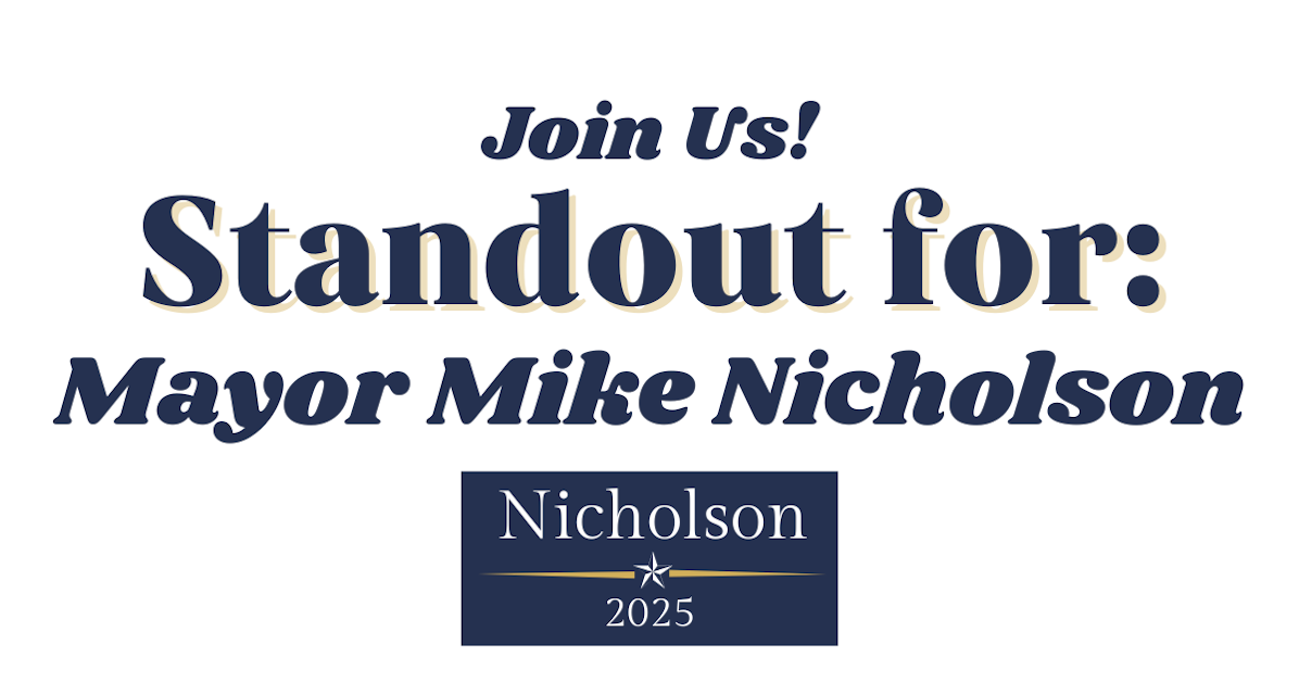 Gardner Standout for Mayor Mike Nicholson · MassDems