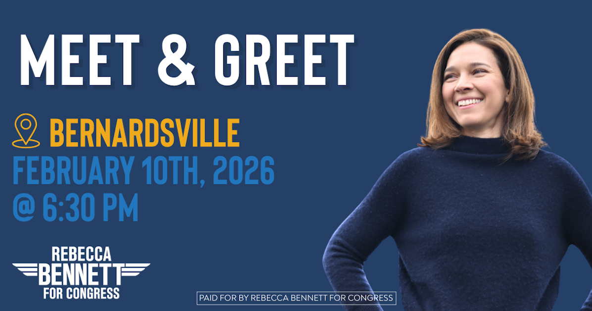 Meet & Greet with Rebecca Bennett in Bernardsville! · Rebecca Bennett ...