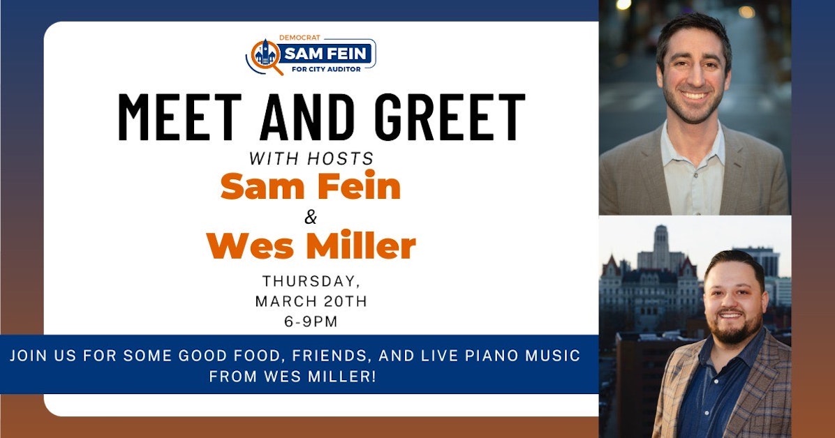 Meet and Greet with Live Piano Performance by Wes Miller · Sam Fein for ...