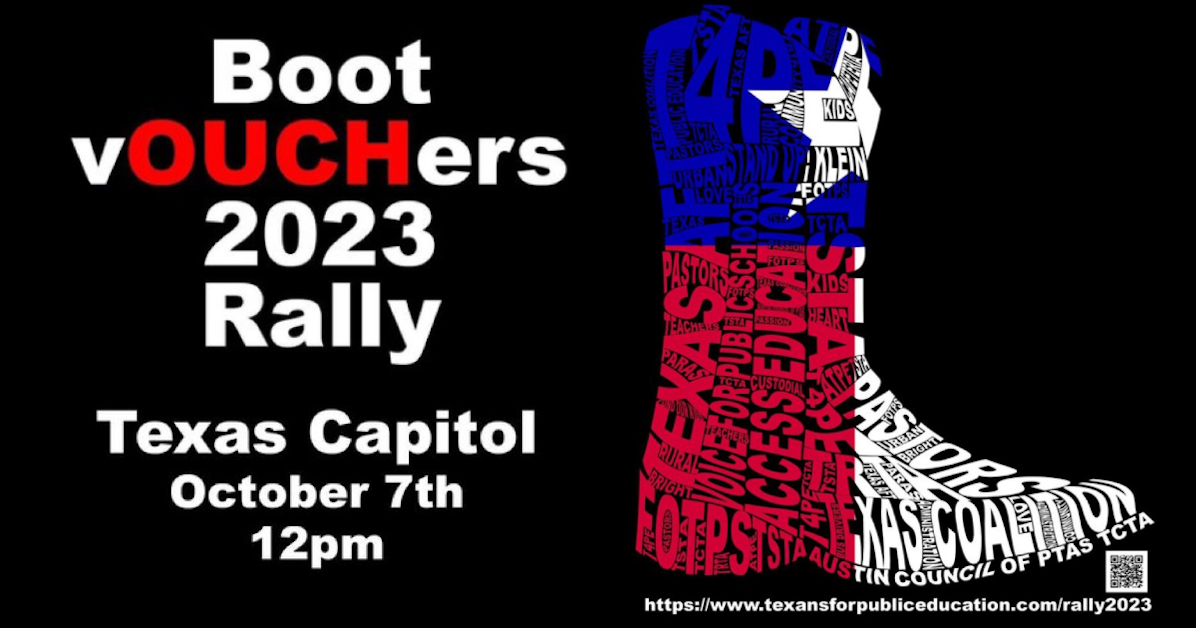 Boot Vouchers Rally · Texas AFT