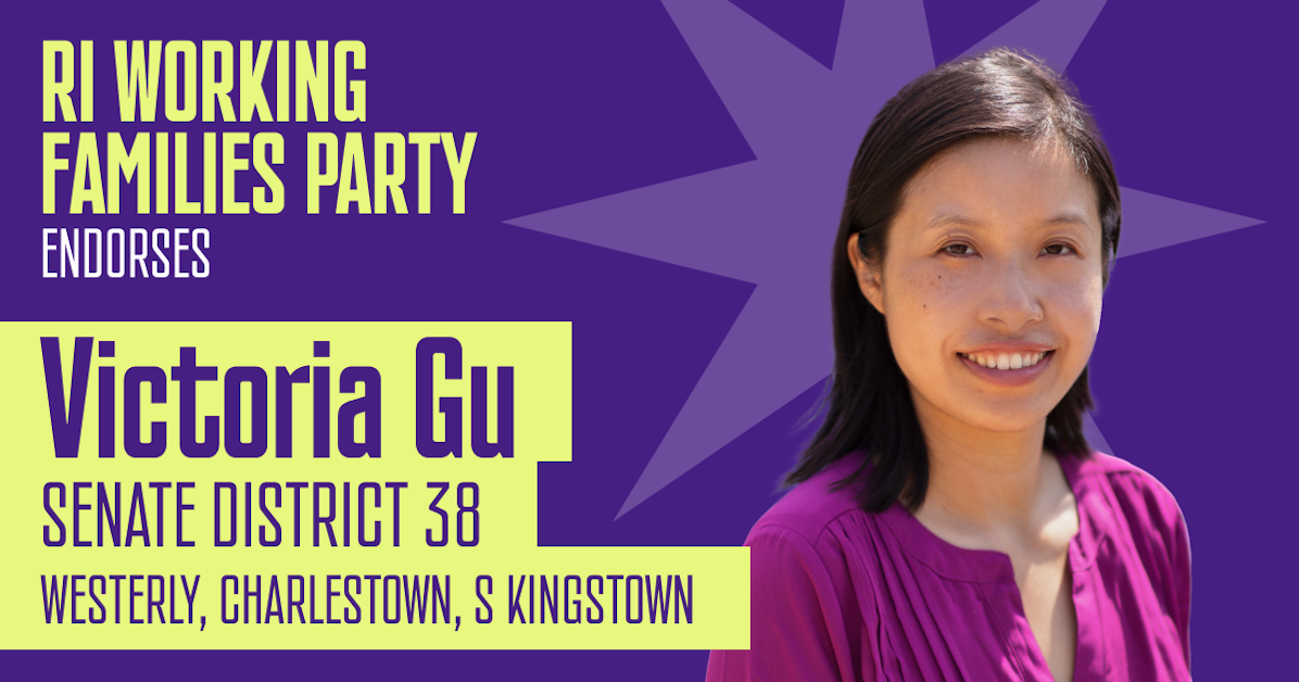RIWFP Phone Bank for Victoria Gu for State Senate · Connecticut Working ...