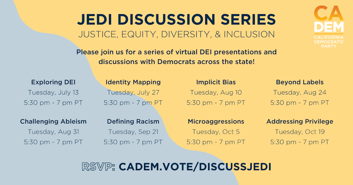 Justice, Equity, Diversity, Inclusion (JEDI) Discussion Series ...