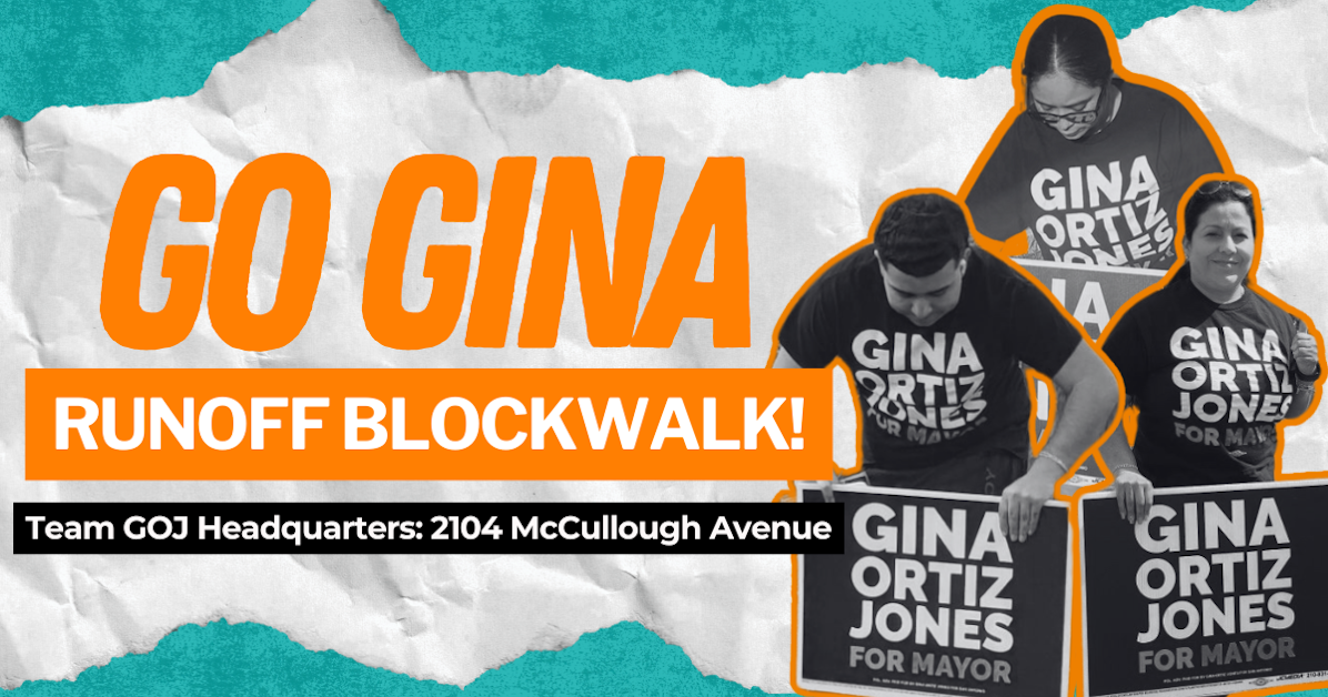 Go Gina Runoff Blockwalk! · Mobilize