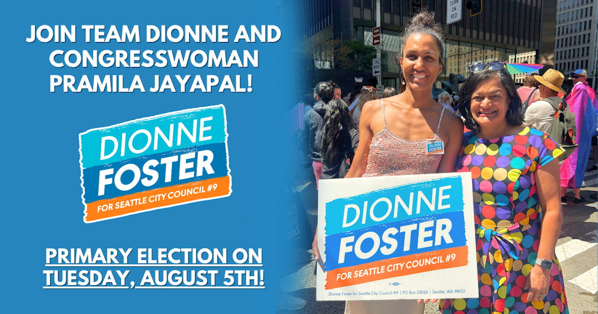 Doorknocking with Congresswoman Jayapal and Dionne in Delridge ...