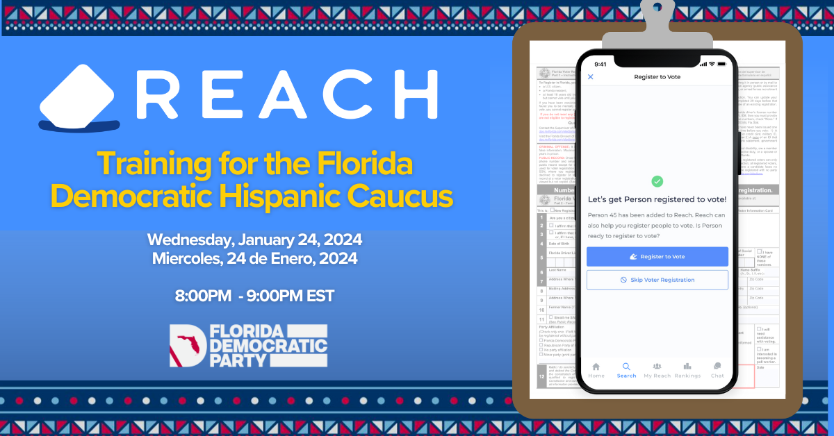 FDP Reach Training: FL Democratic Hispanic Caucus · Orange County Democrats