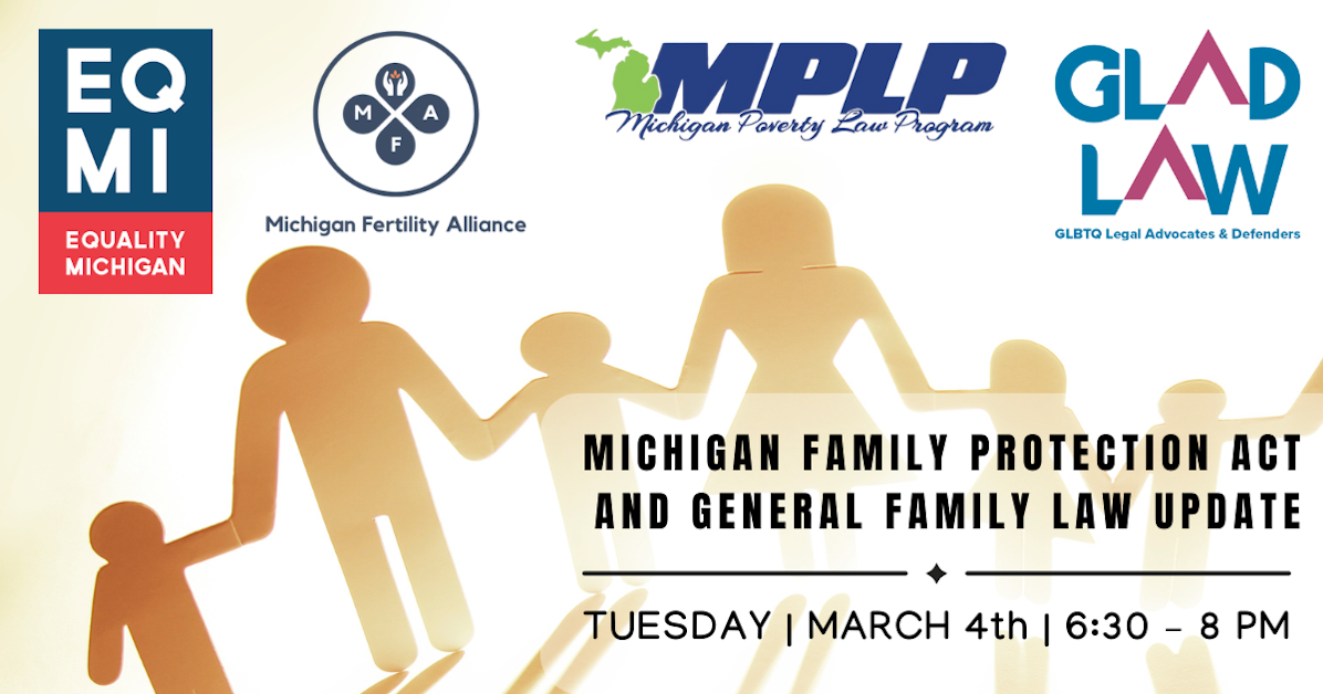 Michigan Family Protection Act and Family Law Update · Equality Michigan