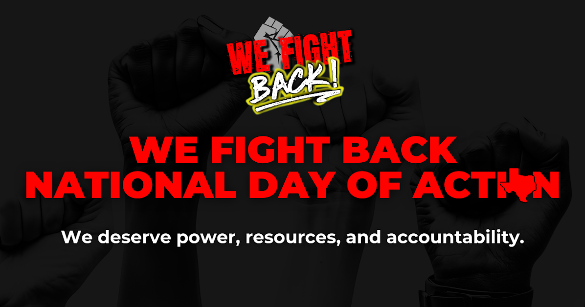 We Fight Back National Day of Action · Fight the Trump Takeover