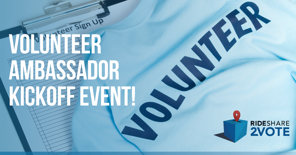 Join us for our Virtual Volunteer Ambassador Kickoff Event! · Mobilize