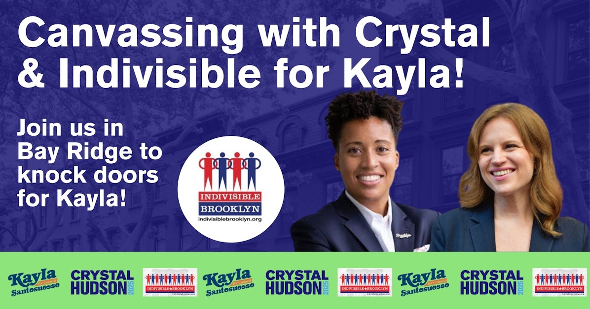 Crystal Hudson & INBK Canvass for Kayla Santosuosso · In The Fight