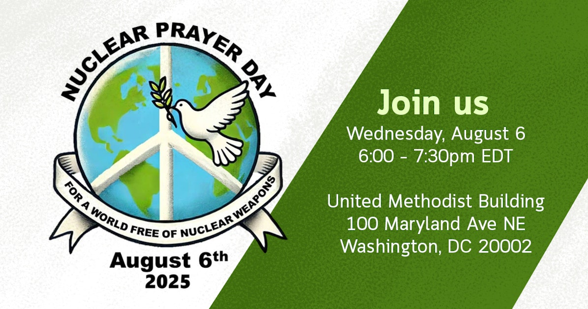 DC Nuclear Prayer Day Vigil: 80th Anniversaries of Atomic Bombings of ...
