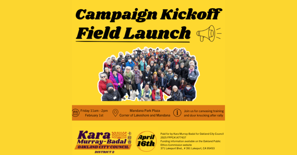 Campaign Kickoff Field Launch · Mobilize