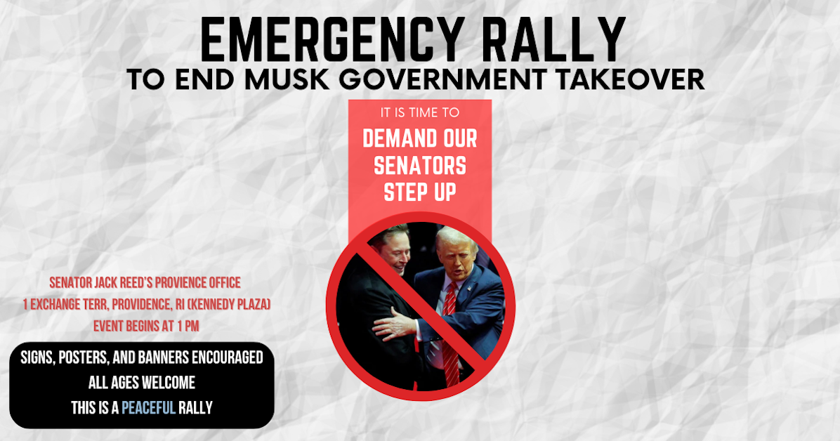 Emergency Rally to End Musk Government Takeover: Demand Our Senators ...