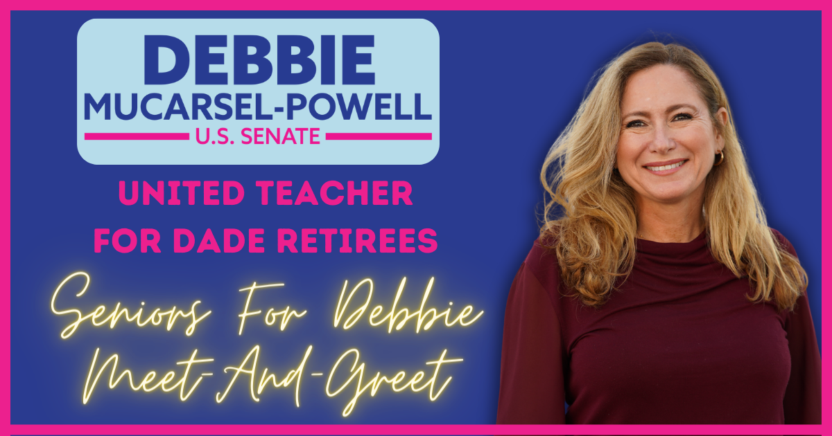 Seniors For Debbie Meet and Greet · Debbie for Florida