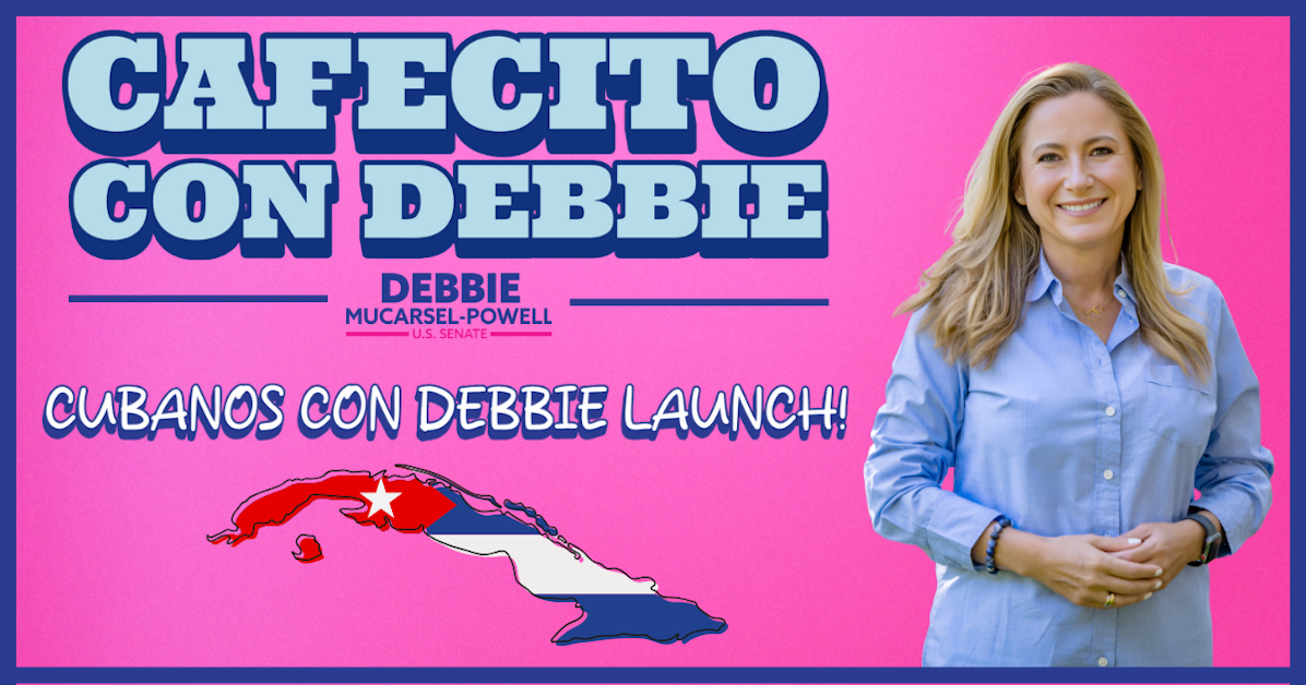 Cafecito Con Debbie: Cubanos Con Debbie Launch! · Debbie for Florida