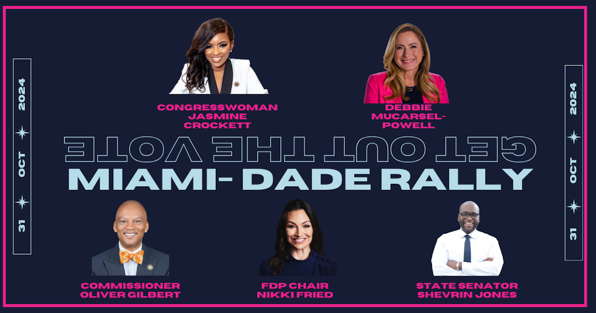 Get Out the Vote Rally with Jasmine Crockett · Debbie for Florida