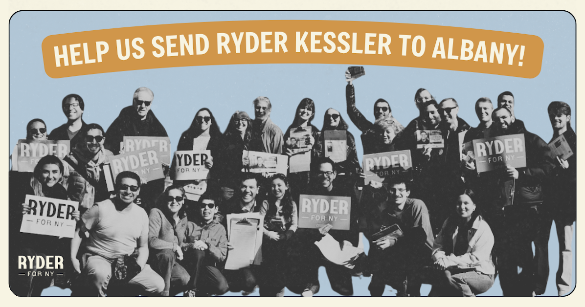 Help Us Send Ryder Kessler to Albany! · Ryder for New York 2026