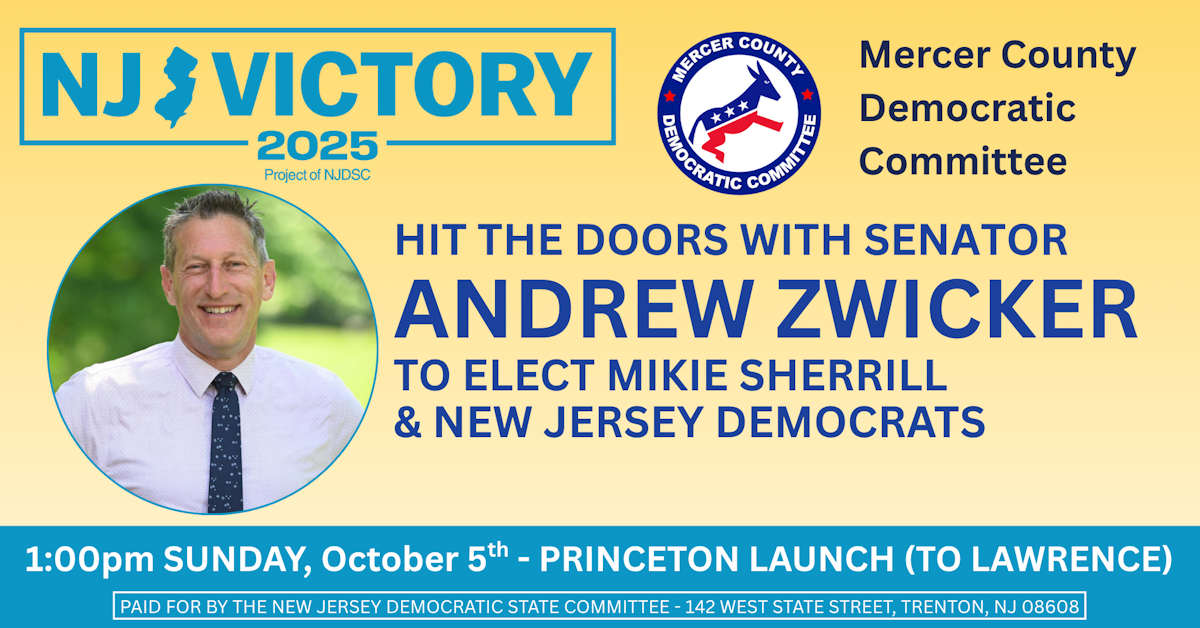 Princeton Launch with Andrew Zwicker to Knock Doors in Lawrence · Mobilize