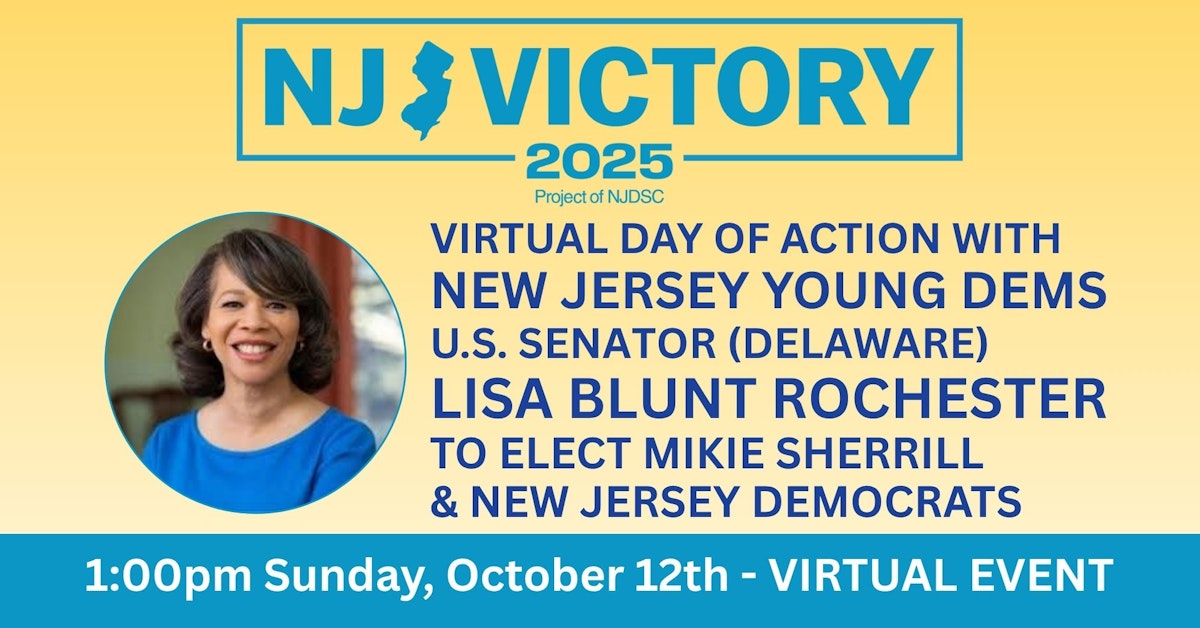 Youth for NJ Victory Virtual Day of Action with NJYD & Senator Lisa ...