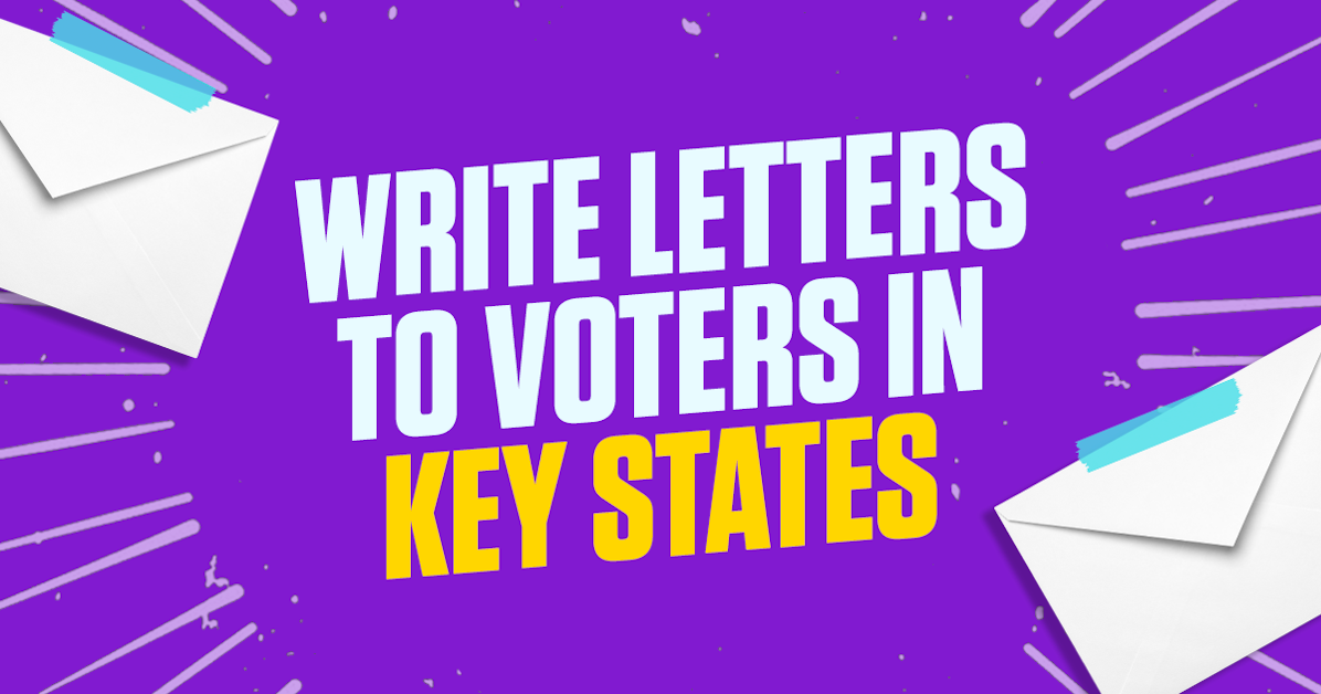Write Letters to Get Out the Vote with Stand Up America, Swing Left ...