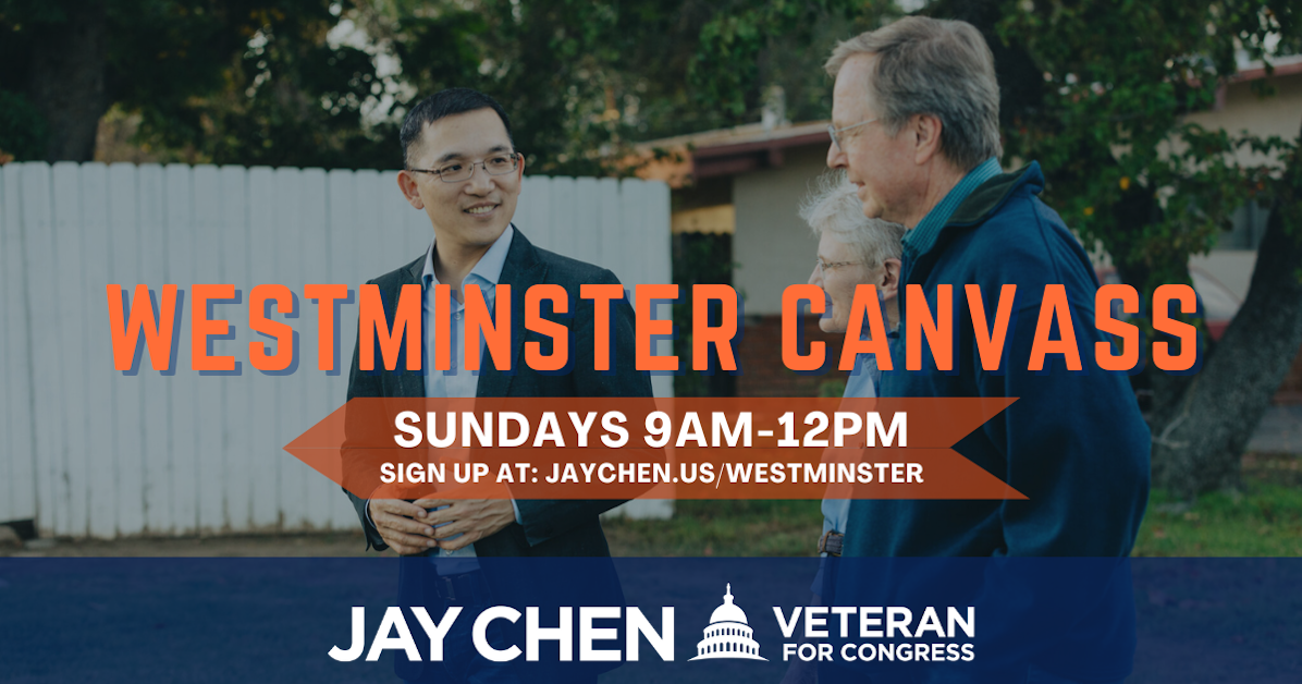 Westminster for Jay Chen for Congress · Democratic Party of Orange County