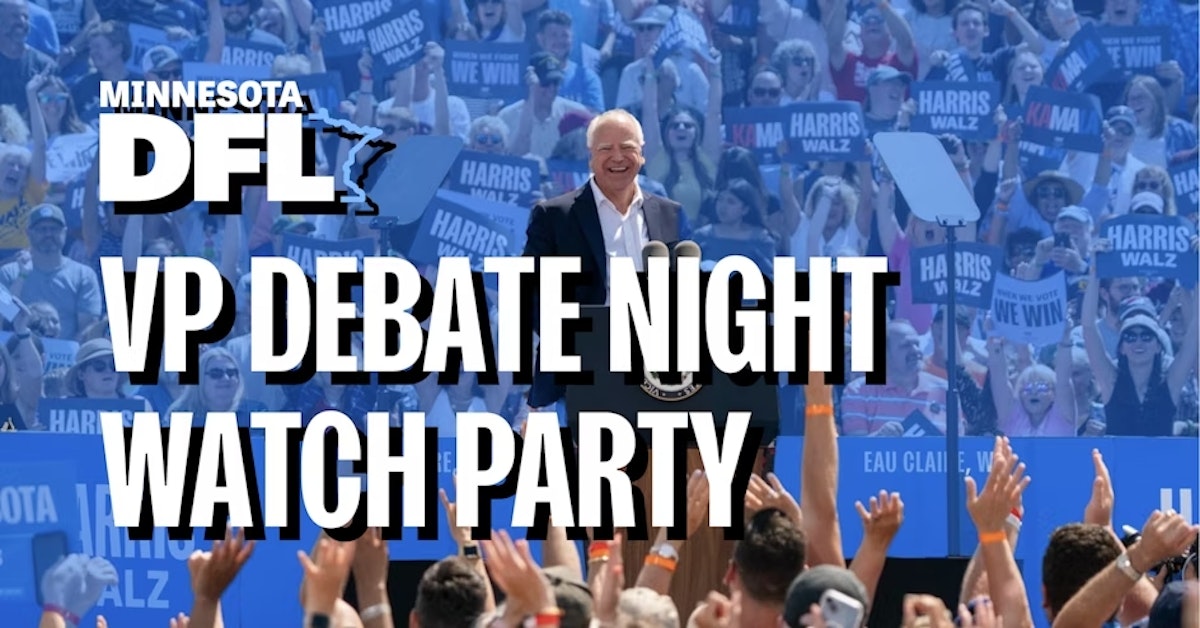 Shakopee DFL: Walz Debate Watch Party · Minnesota DFL